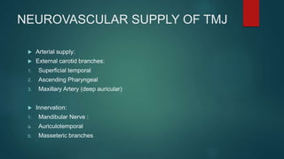 Temporomandibular joint | PPTX