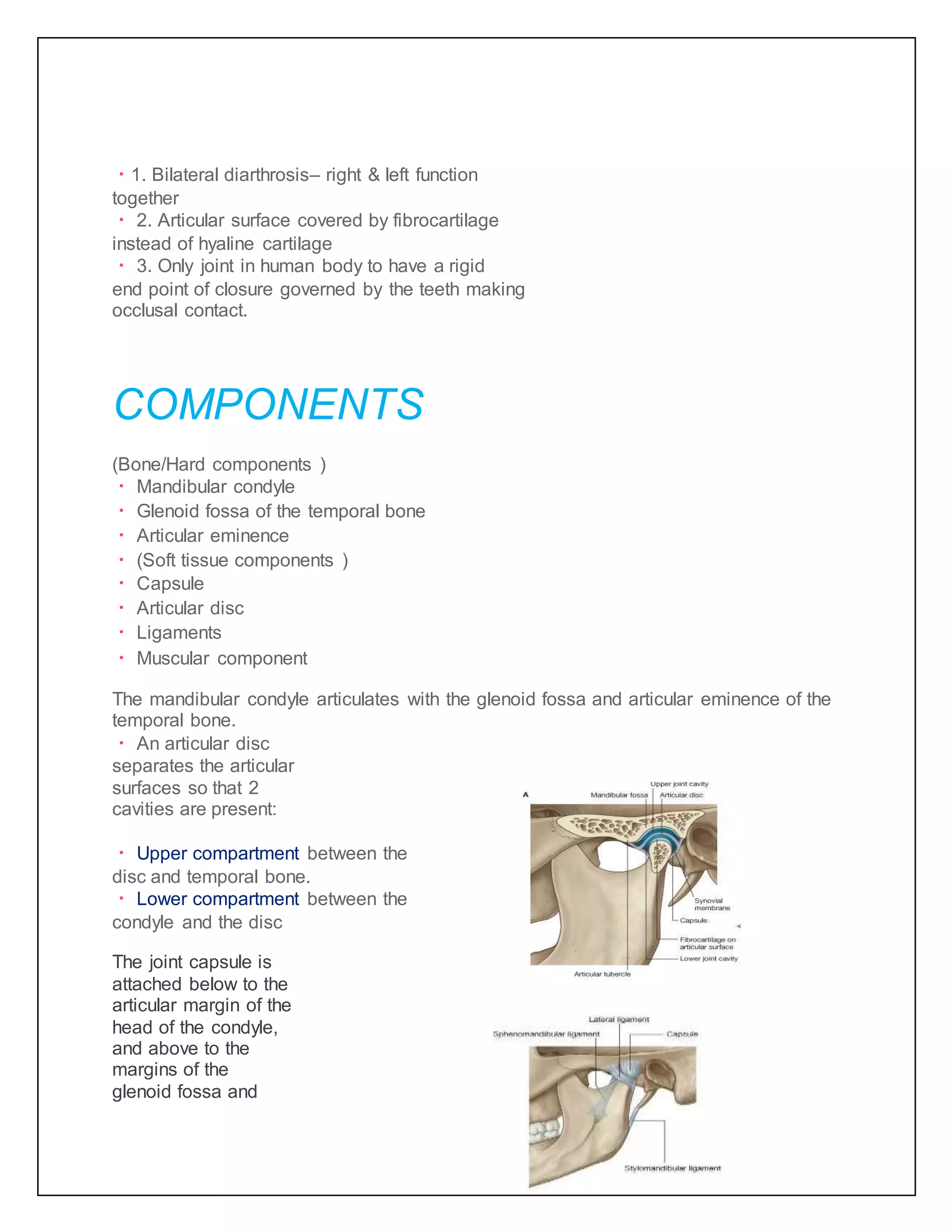Temporomandibular joint by dr.vibhuti amin | DOCX