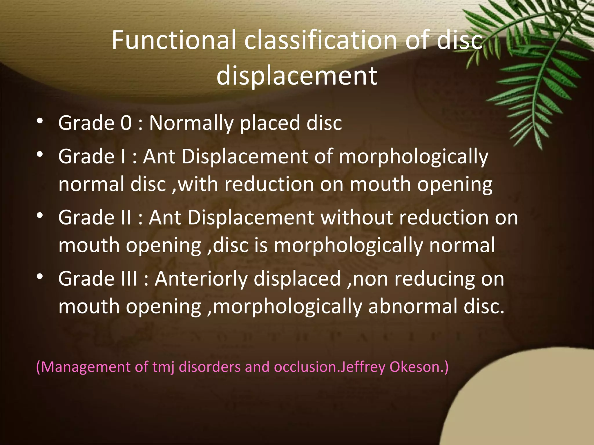 Temporomandibular joint disorders | PPT
