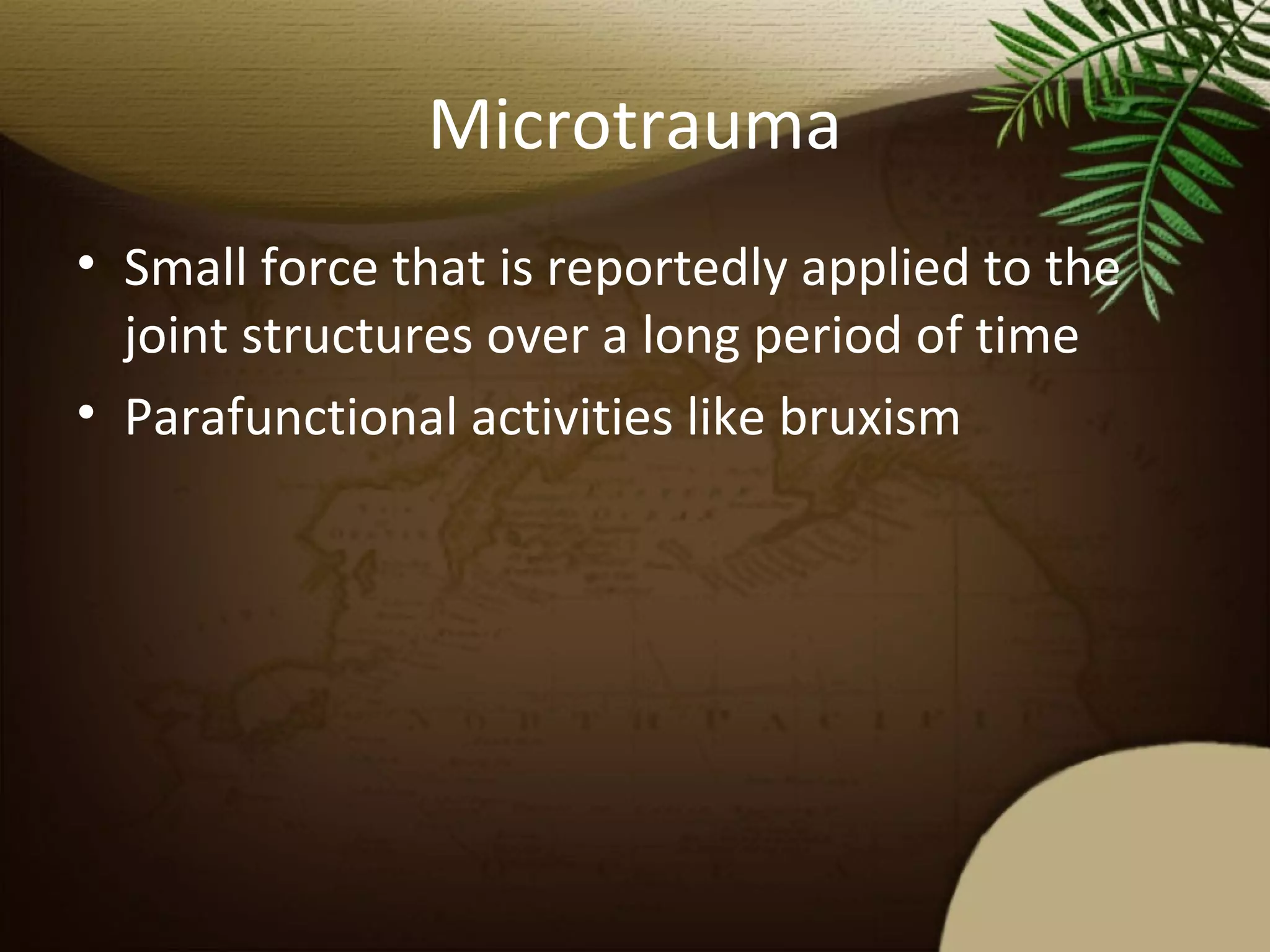 Temporomandibular joint disorders | PPT