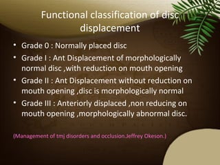Temporomandibular joint disorders | PPT