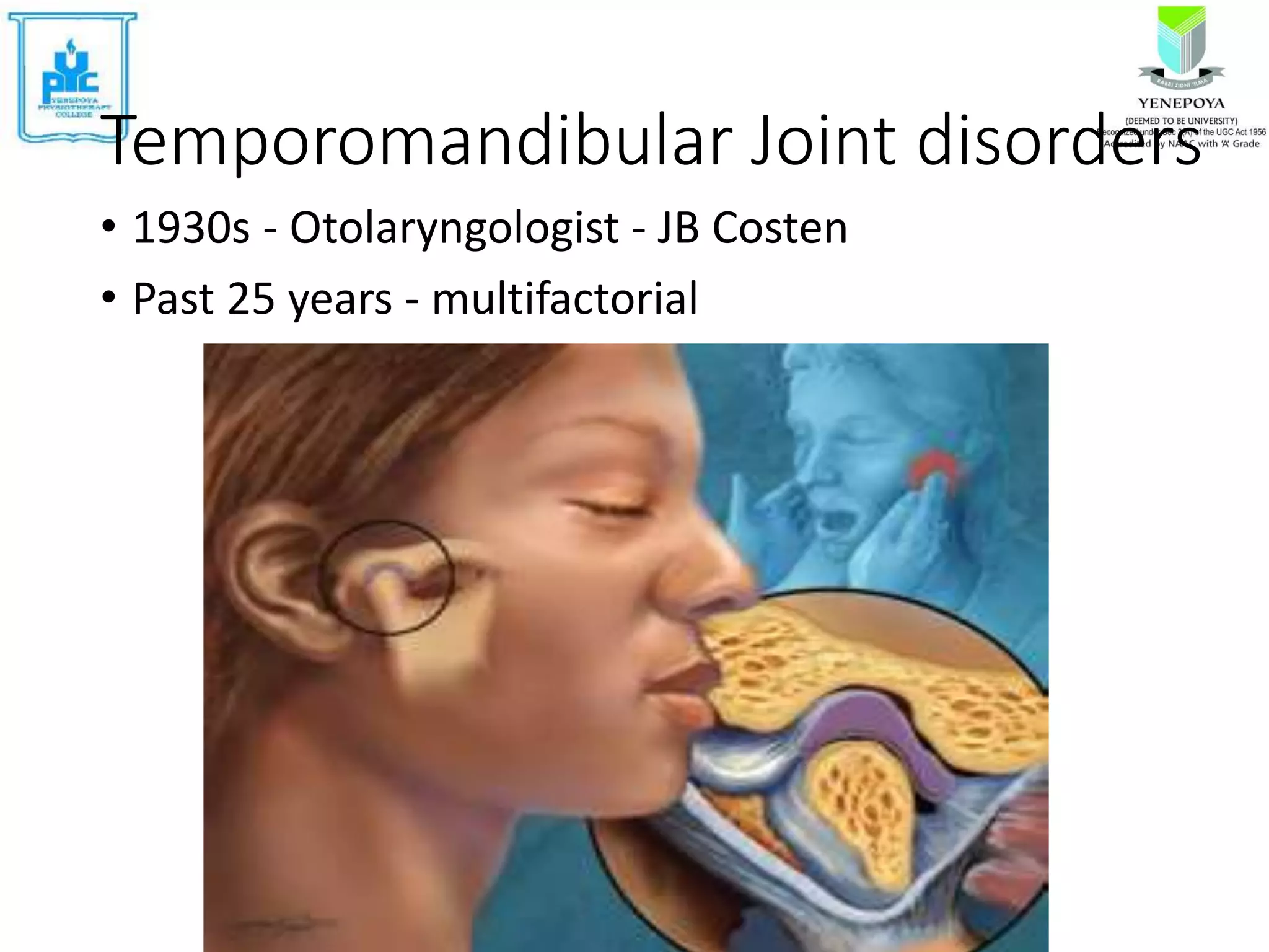 Temporomandibular Joint disorders | PPTX