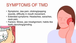 Temporomandibular Joint Disorders: Understanding and Managing TMJ Pain ...