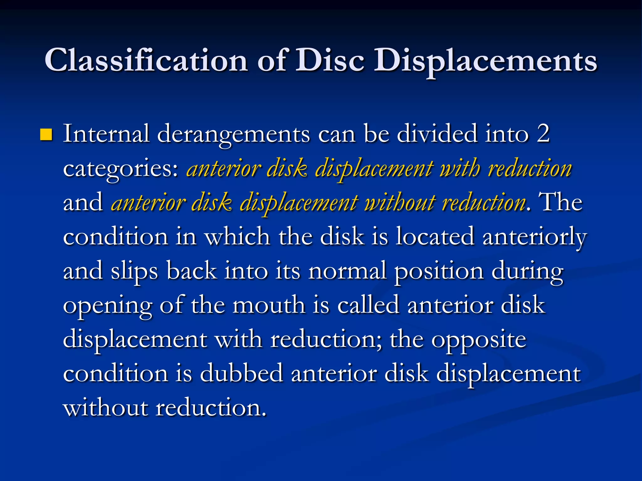 Temporomandibular joint disorders II | PDF