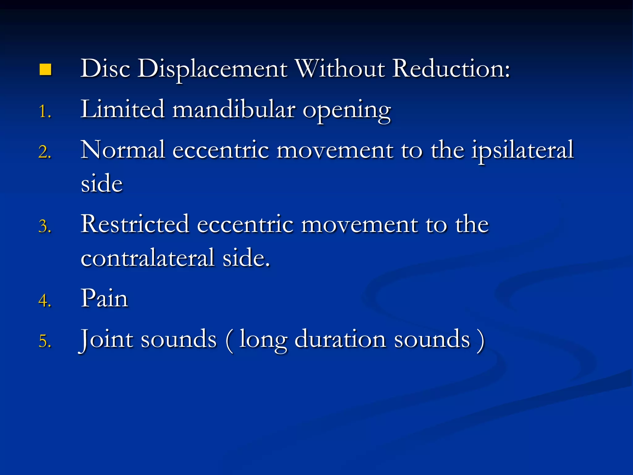 Temporomandibular joint disorders II | PDF