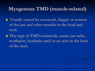 Temporomandibular joint disorders iii | PDF