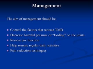 Temporomandibular joint disorders iii | PDF