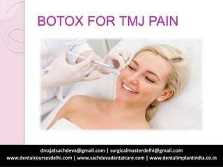 Temporomandibular joint dysfunction/disorders | PPT