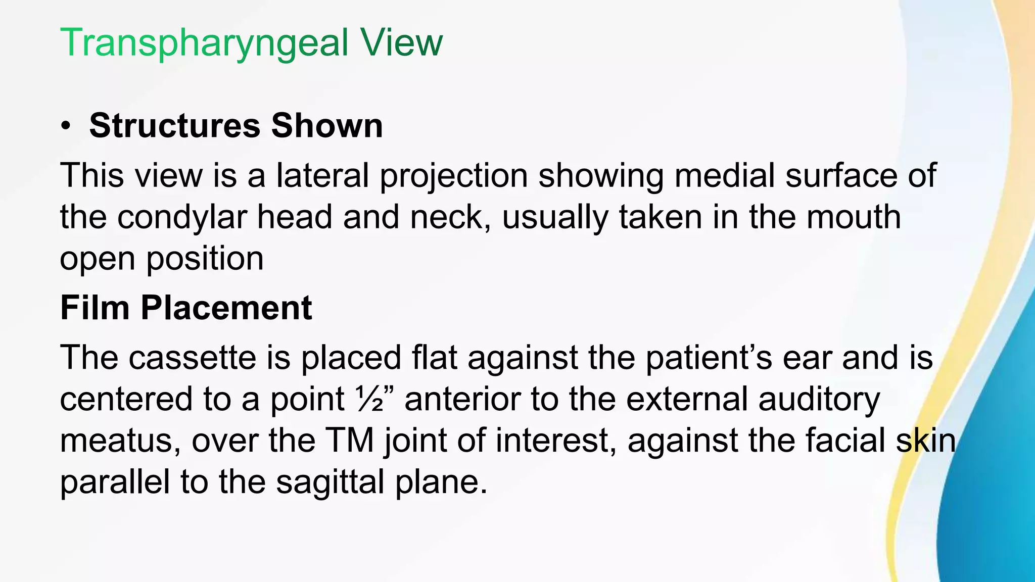 Temporomandibular joint imaging part-1 | PPTX