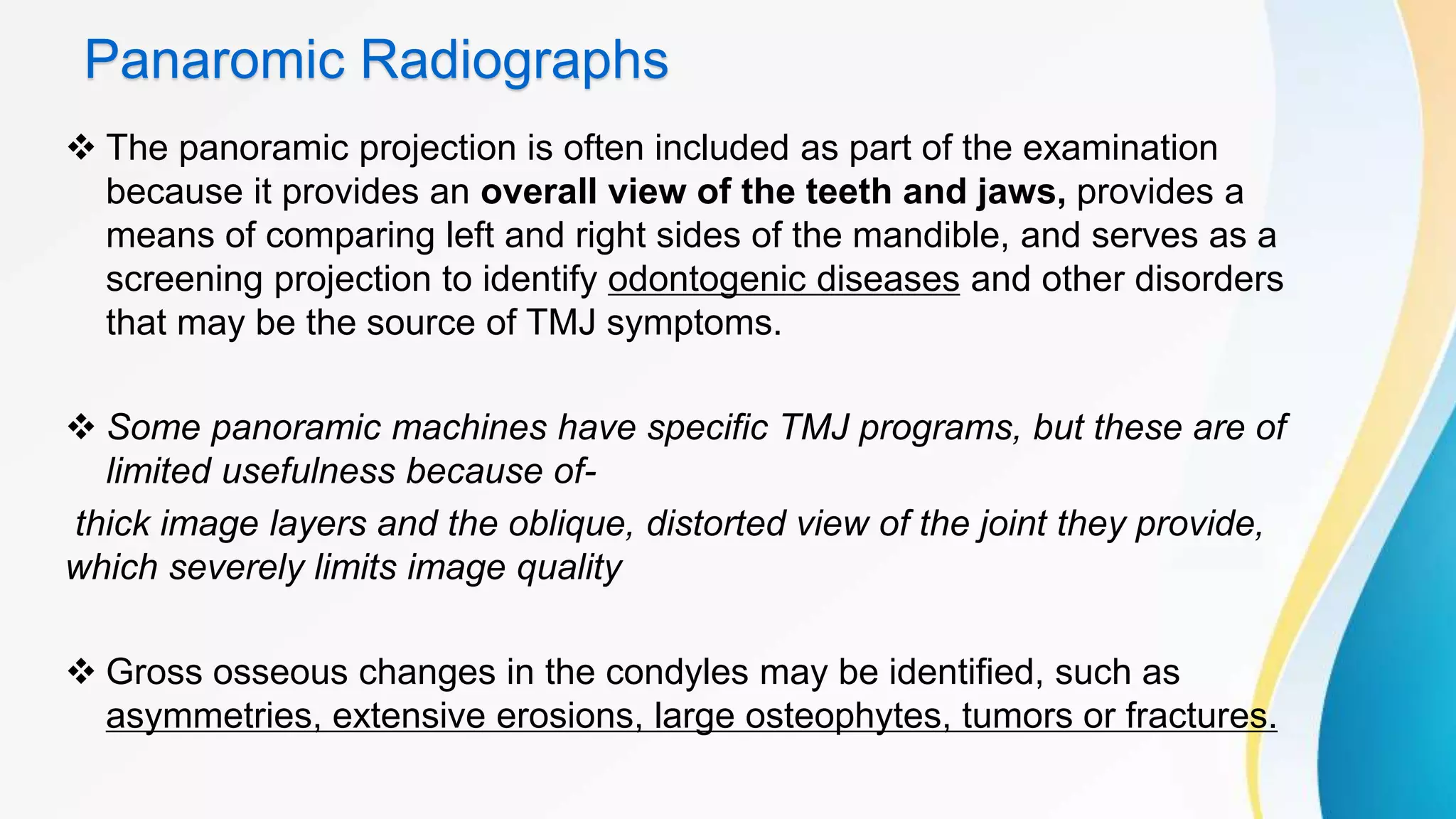 Temporomandibular joint imaging part-1 | PPTX