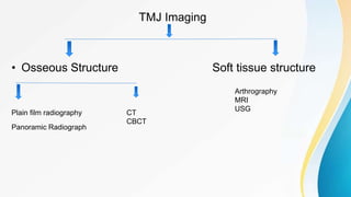 Temporomandibular joint imaging part-1 | PPTX | Dental Health ...