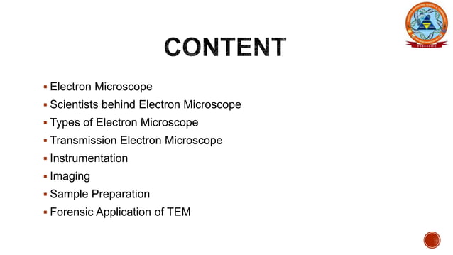 Tem ppt | PPTX | Chemistry | Science
