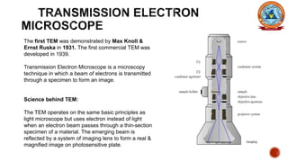 Tem ppt | PPTX | Chemistry | Science
