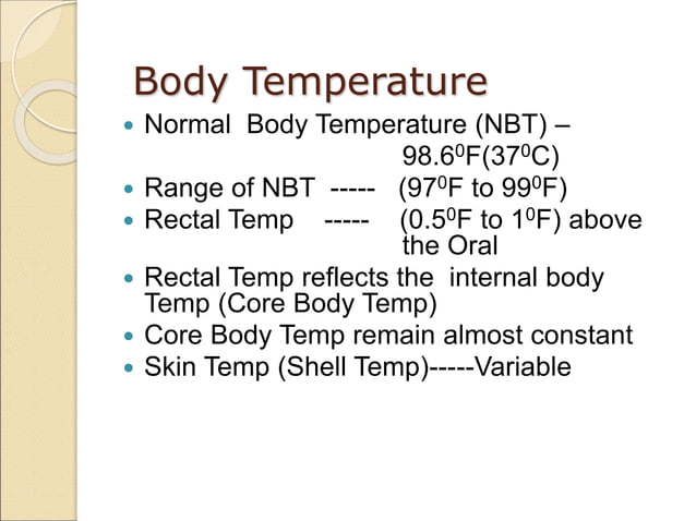Temp_regulation_Lect.ppt | Endocrine and Metabolic Diseases | Diseases ...