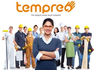 Tempreo - temp work marketplace pitch deck | PDF
