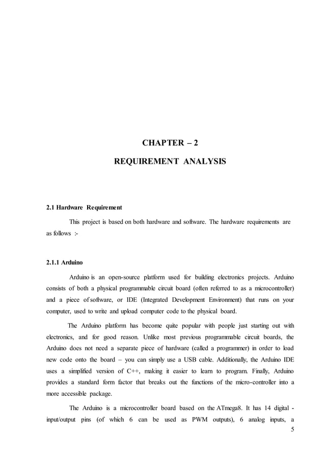 Temperature monitoring and controling using arduino | DOCX