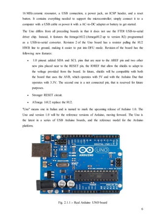 Temperature monitoring and controling using arduino | DOCX