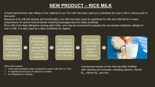 RICE PROCESSING TECHNOLOGY | PPTX