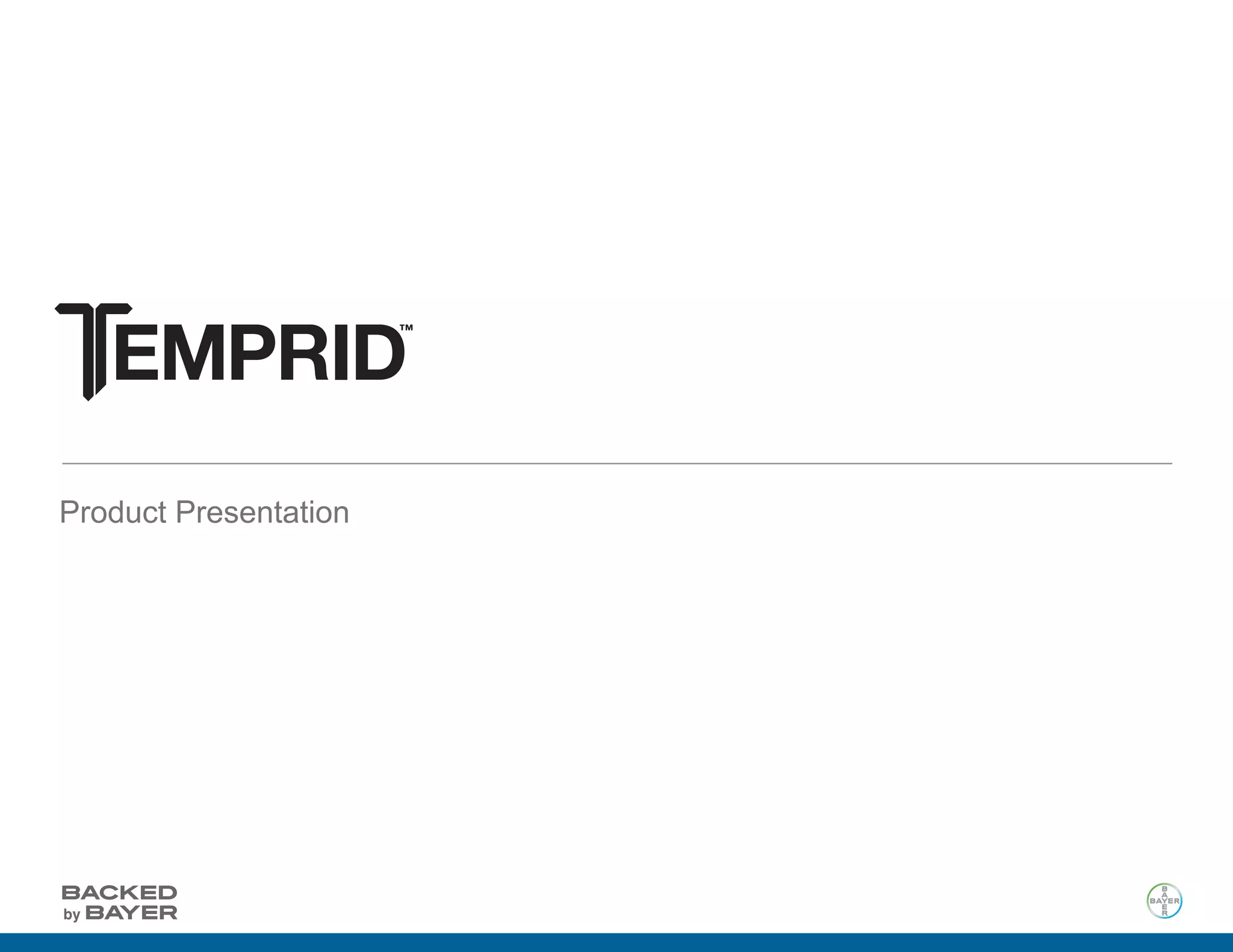 Temprid Presentation | PPT