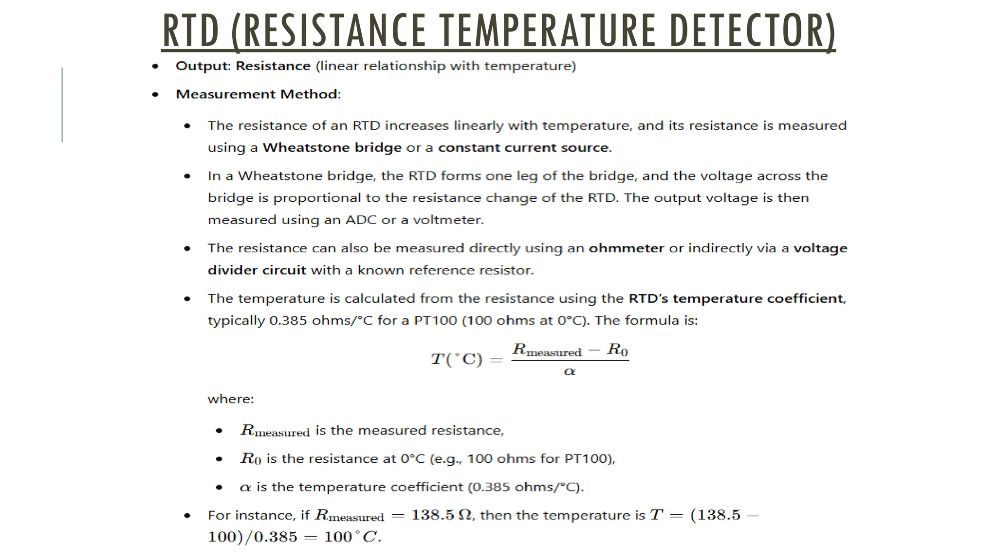 Temperature Sensor Working and Components | PPTX