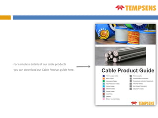 Tempsens- cable and wires | PPTX