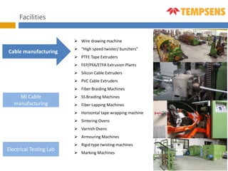Tempsens- cable and wires | PPTX