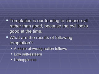 Temptation | PPT