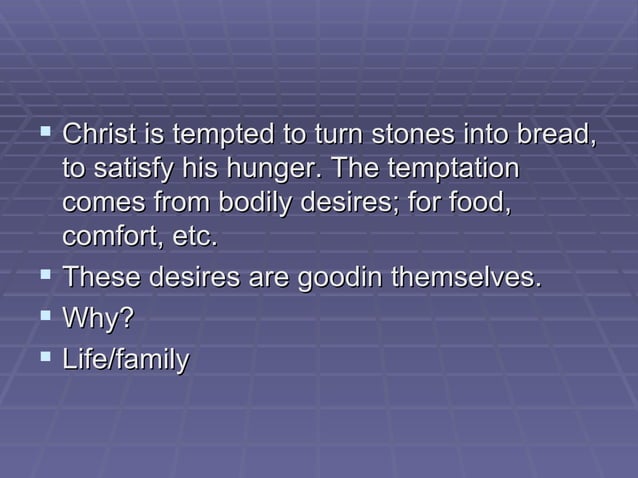 Temptation | PPT