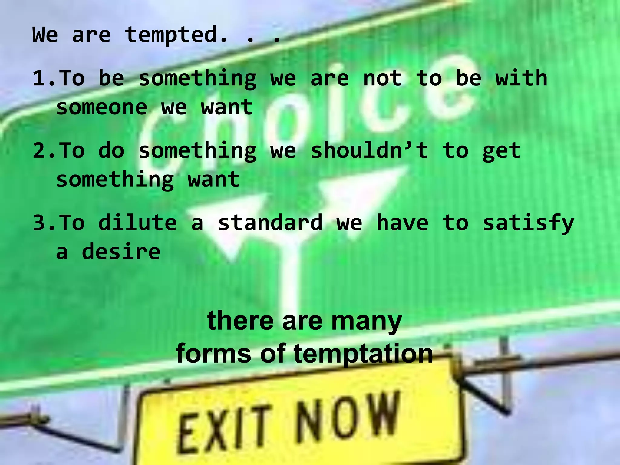 Temptation | PPT