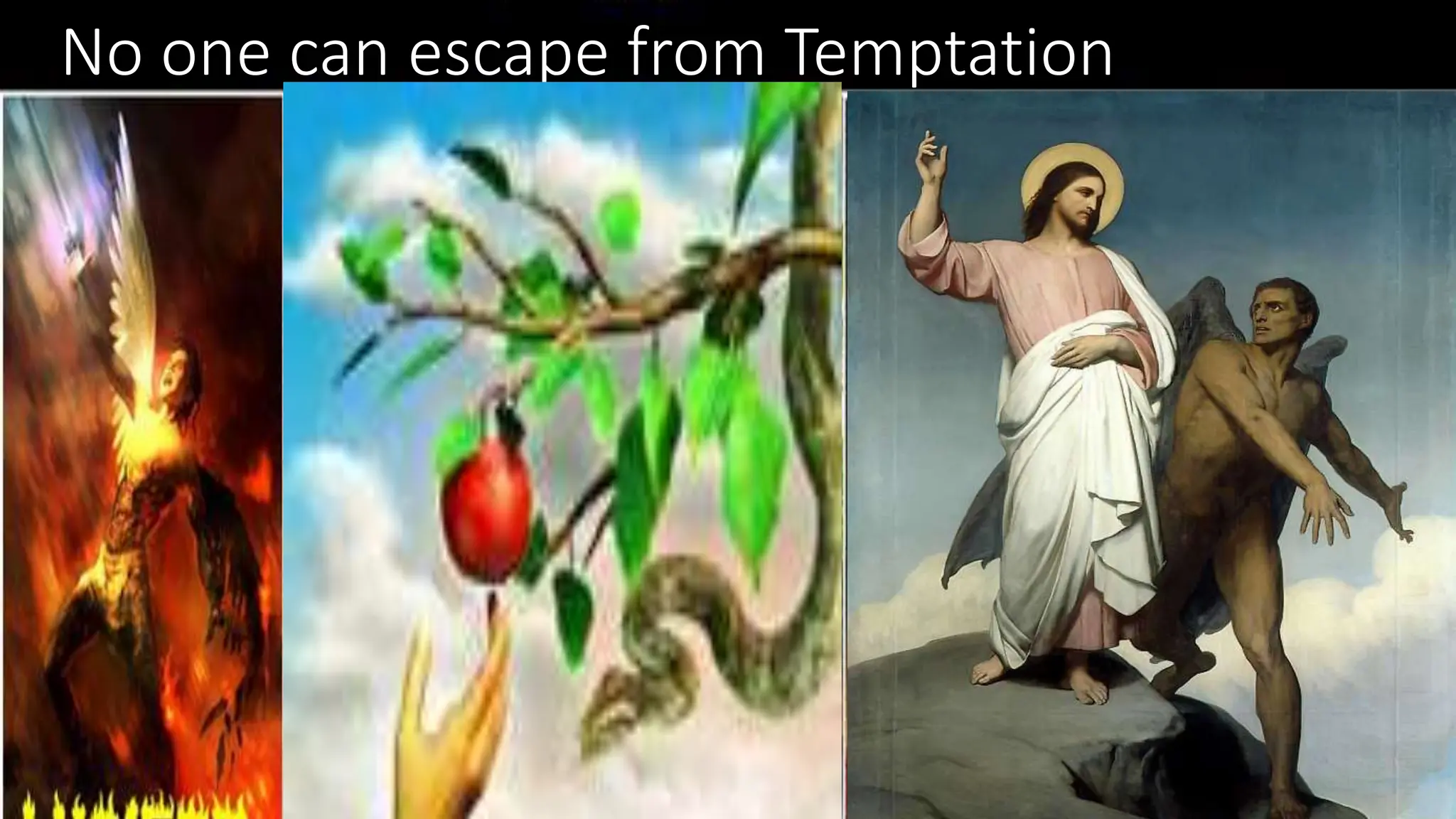 Temptation in English and Quiet Time in Telugu | PPTX