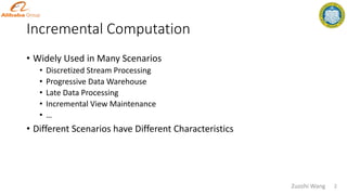 Tempura: A General Cost-Based Optimizer Framework for Incremental Data Processing | PPTX