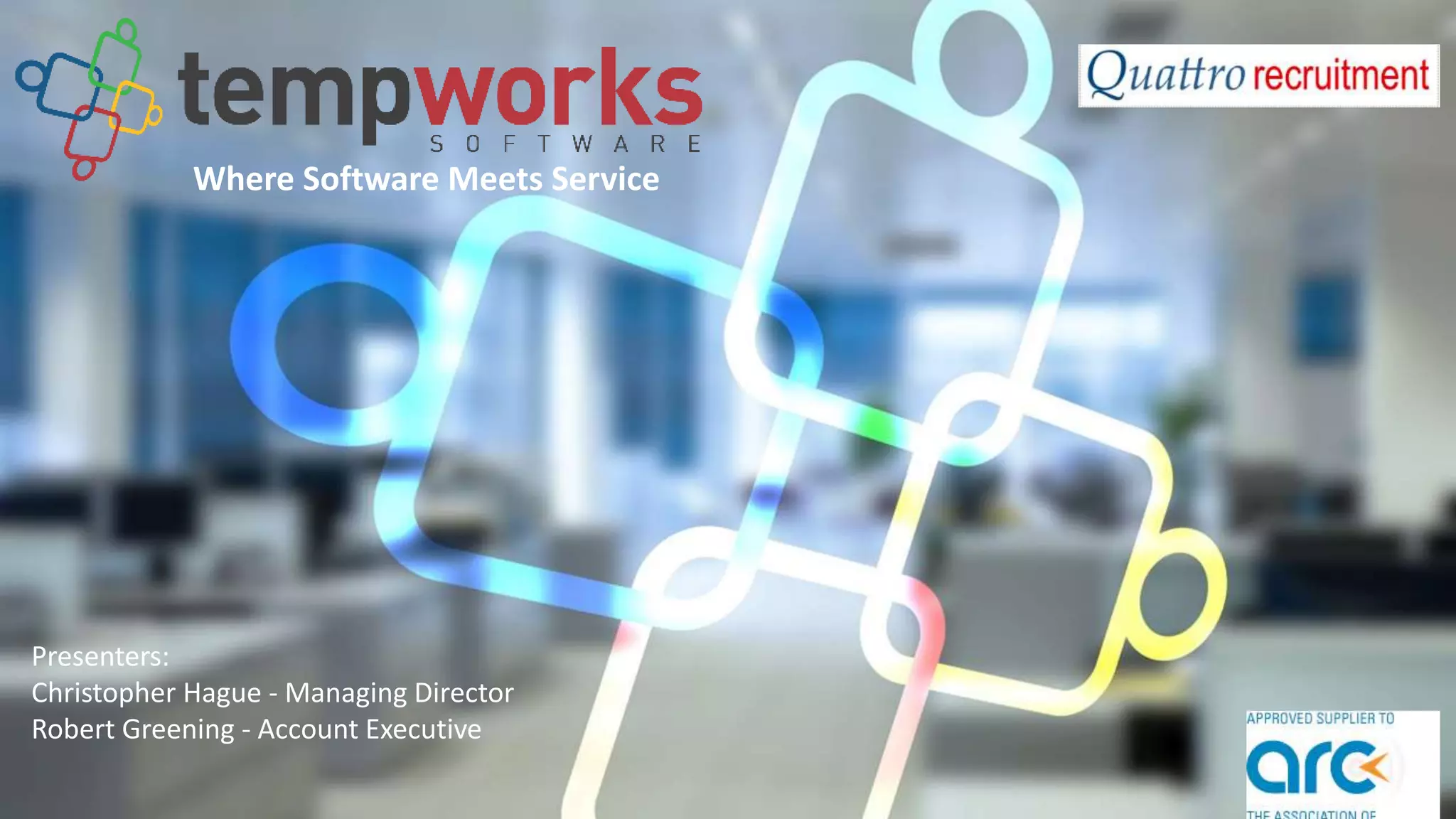 Introduction to TempWorks | PPTX | IT and Internet Support | Internet