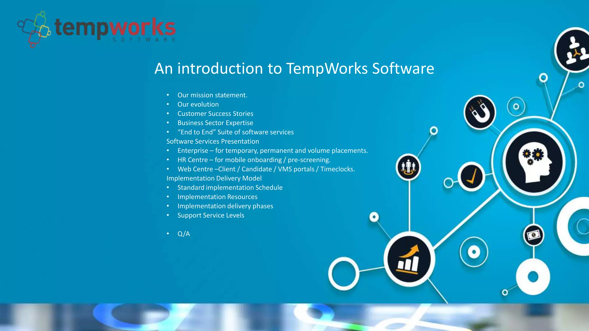Introduction to TempWorks | PPTX | IT and Internet Support | Internet