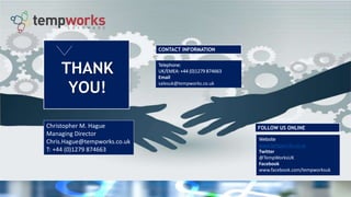 Introduction to TempWorks | PPTX | IT and Internet Support | Internet