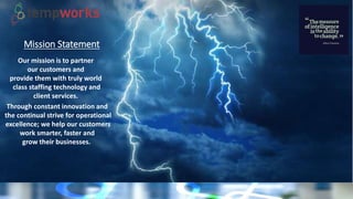 Introduction to TempWorks | PPTX