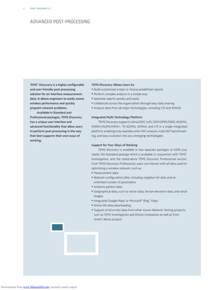 Tems discovery _datasheet | PDF