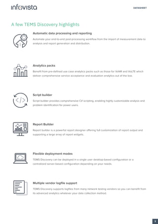 TEMS™ Discovery – Post-process and analyze large network testing data ...