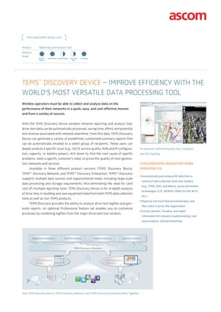 Tems discovery device_10.0_datasheet-3 | PDF