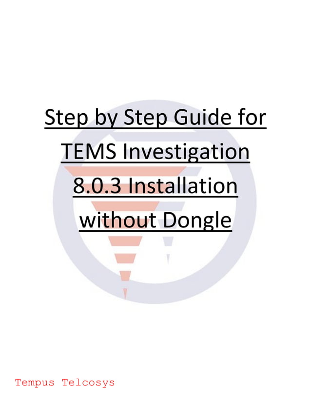 TEMS Intallation 8.0.3 Guide | PDF | Operating Systems | Computer Software and Applications