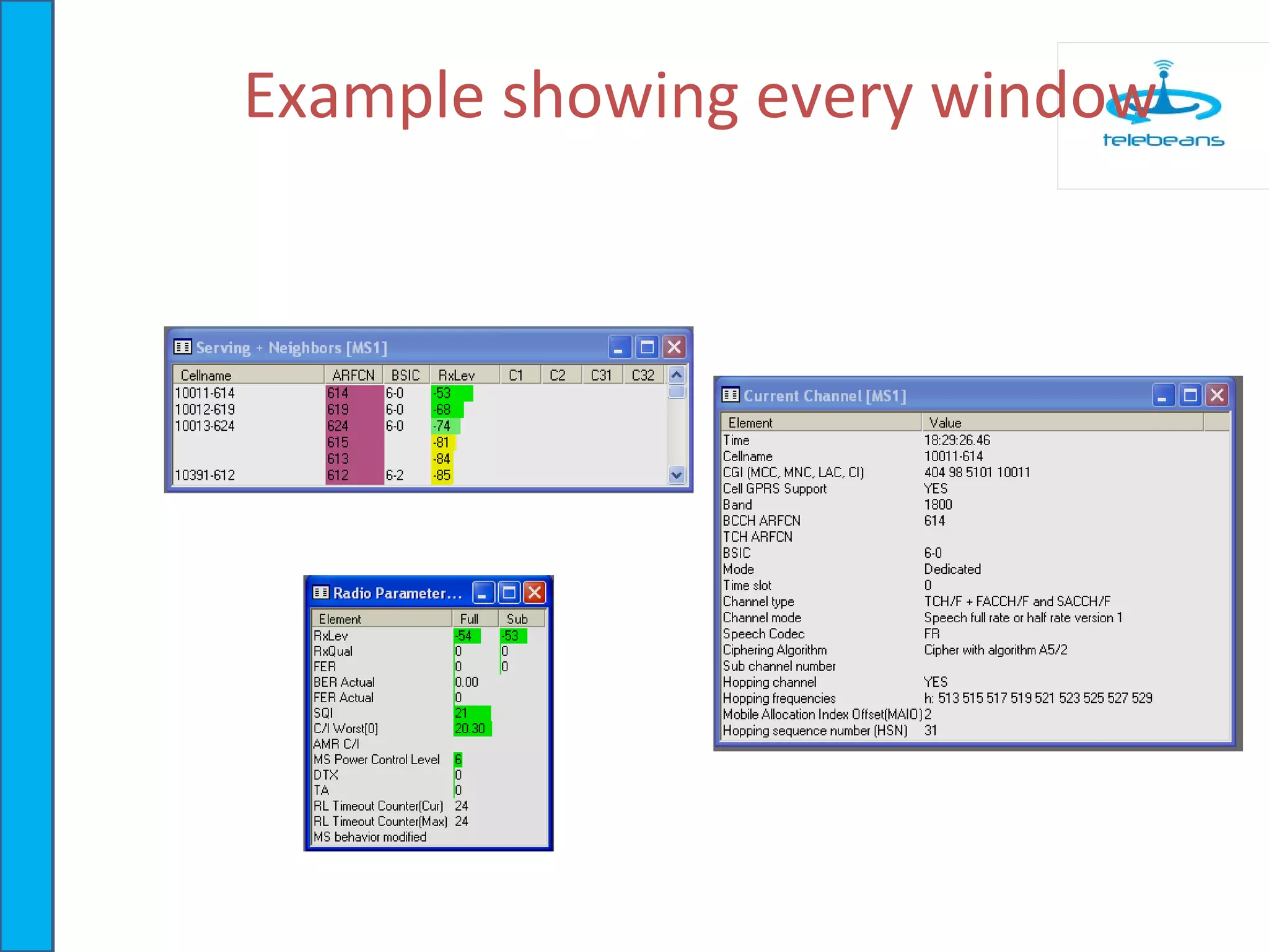 Tems parameters Telebeans | PPT