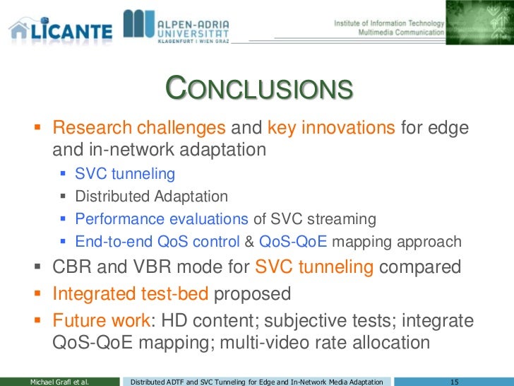 Distributed Adaptation Decision Taking Framework And Scalable Video C