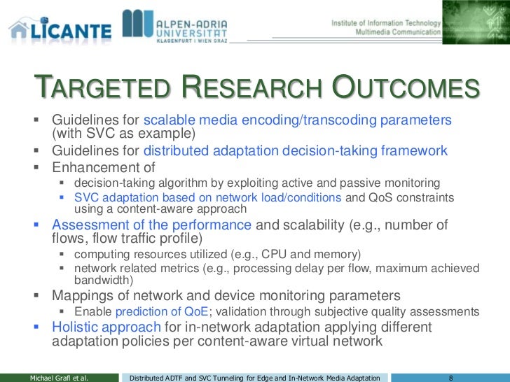 Distributed Adaptation Decision-Taking Framework and Scalable Video C…