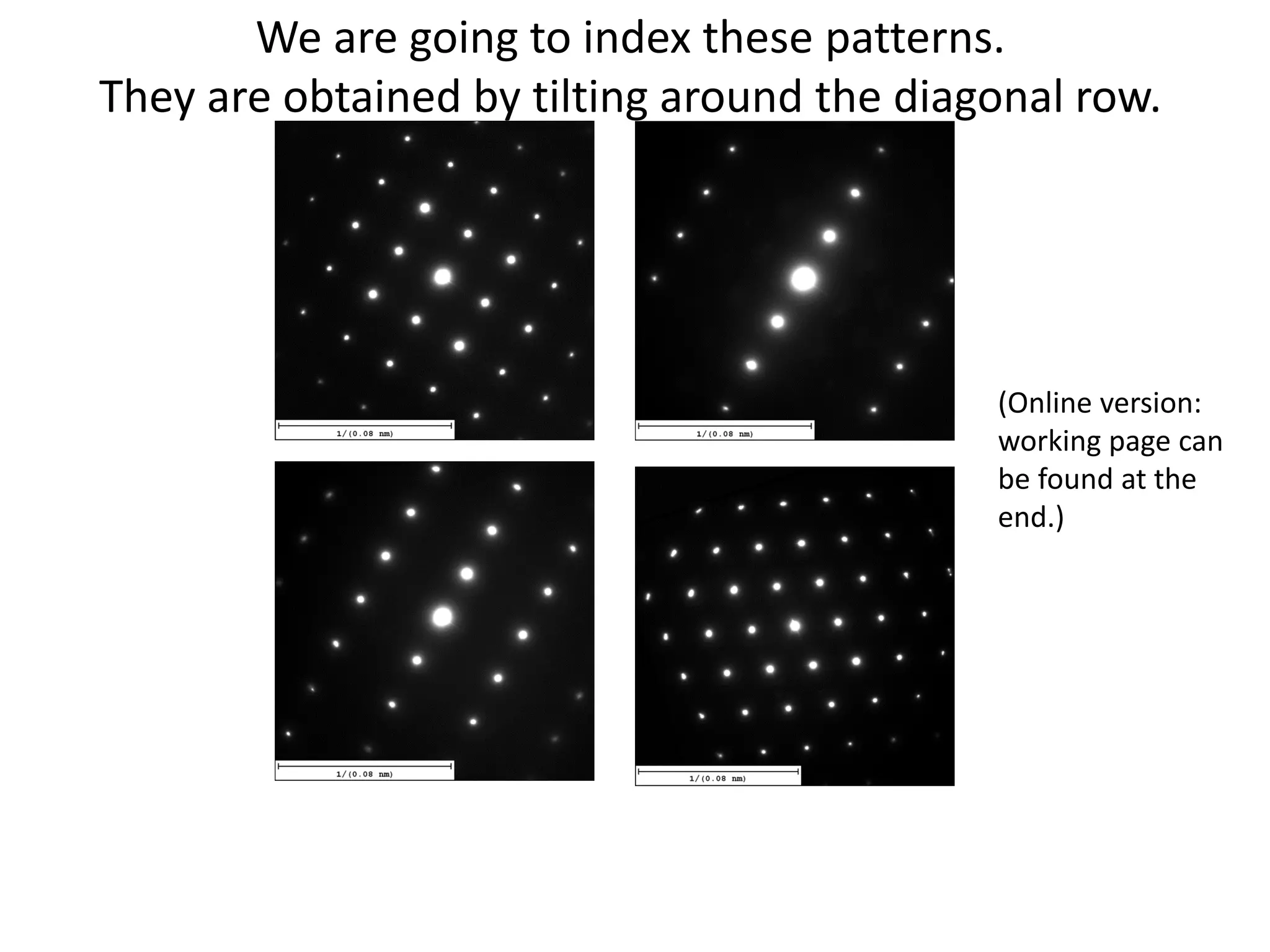 TEM workshop 2013: Electron diffraction | PDF