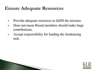 Ten basic-responsibilities-nonprofit-board-webinar-series | PPT