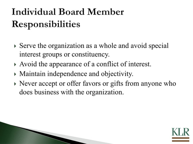 Ten basic-responsibilities-nonprofit-board-webinar-series | PPT