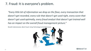 Ten Commandments for Tackling Fraud: The Role of Big Data and ...