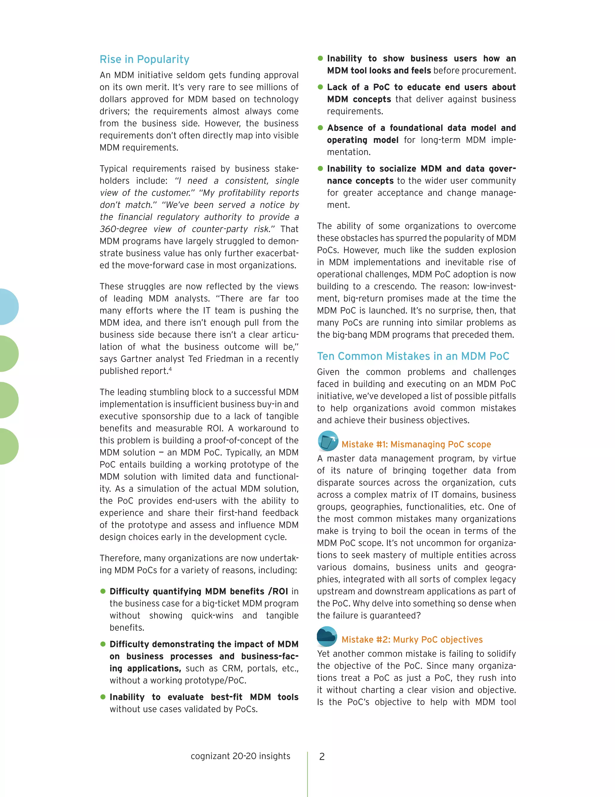 Ten Commandments of a Winning MDM PoC | PDF
