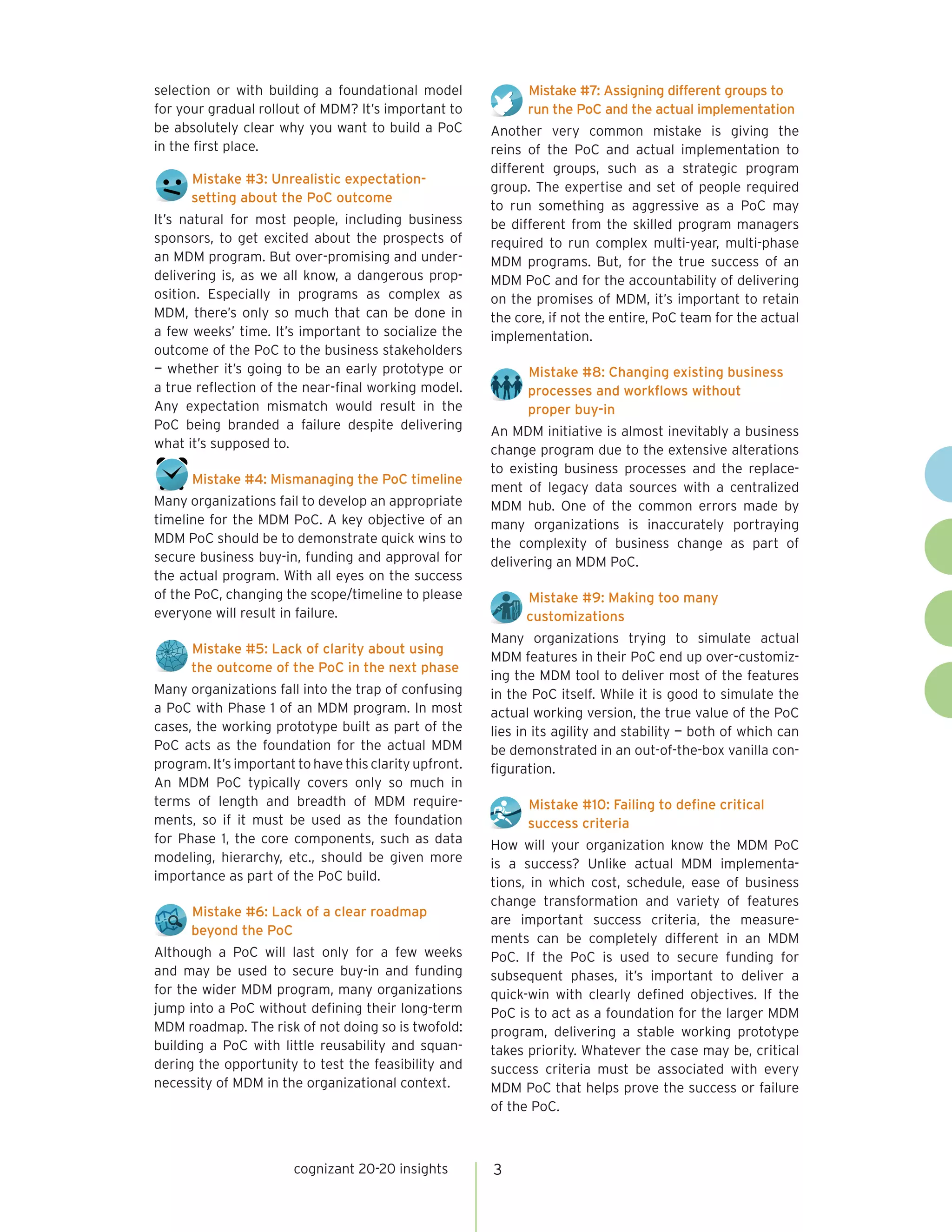 Ten Commandments of a Winning MDM PoC | PDF
