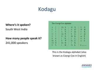 Ten Languages You've Never Heard Of | PPT