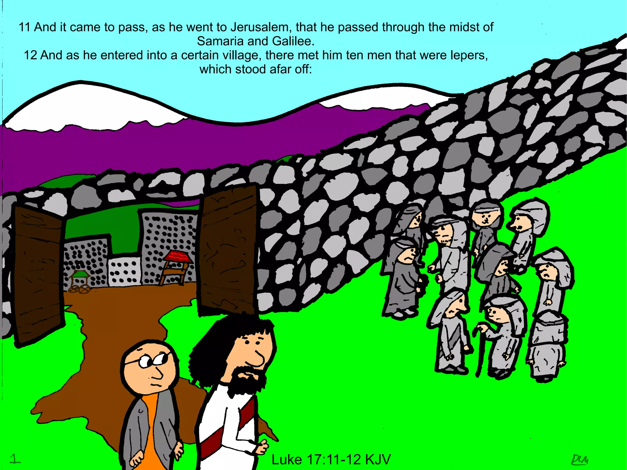 Jesus and the Ten Men with Leprosy (DLM Movies) | ODP